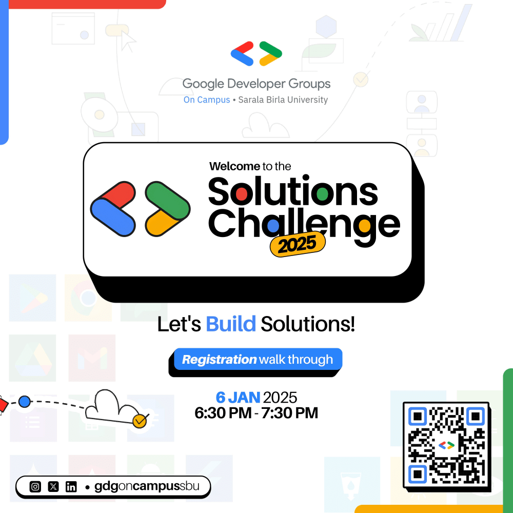 Google Developer Groups GDG on Campus Sarala Birla University - Ranchi, India